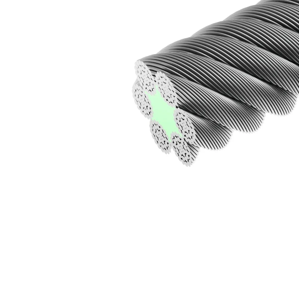 6x36 Bull Fiber Core Steel Wire Rope Manufactuer In Saudi Arabia