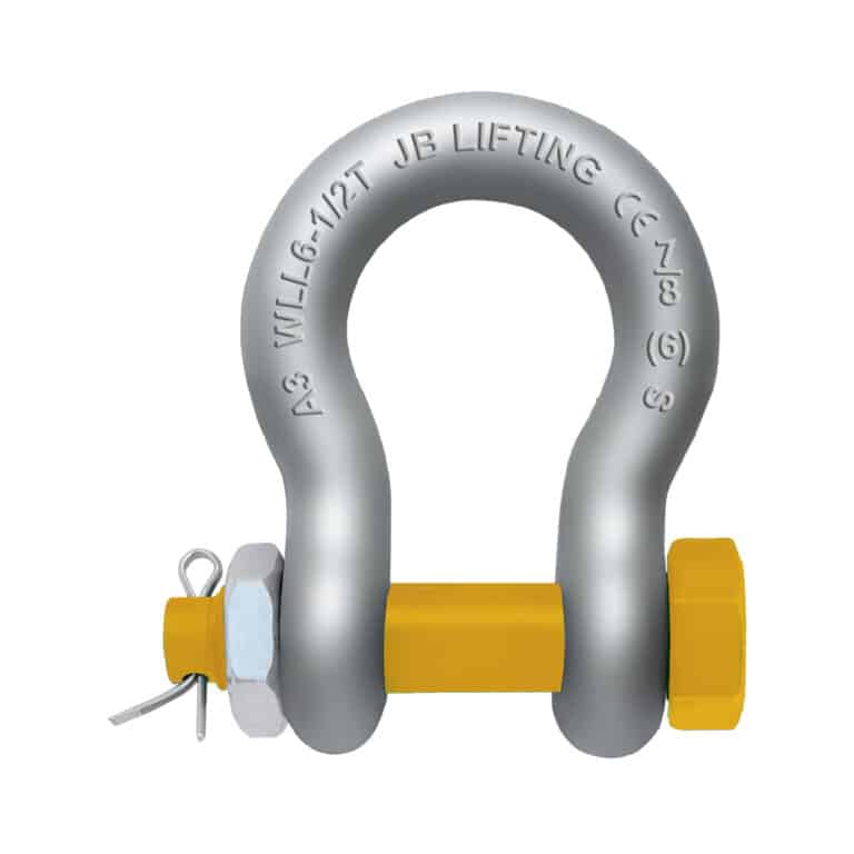 D Shaped Forged Chain Shackle With Screw Pin