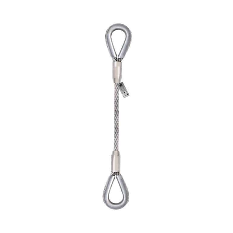 One Side Hard Thimble Eye Wire Rope Sling