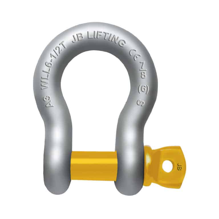 D Shaped Forged Chain Shackle With Screw Pin