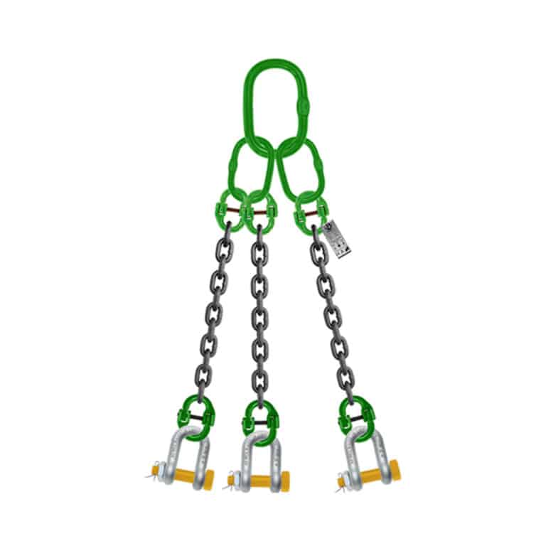 Four Leg Chain Sling With Bow-Shaped Shackle Bolt Type