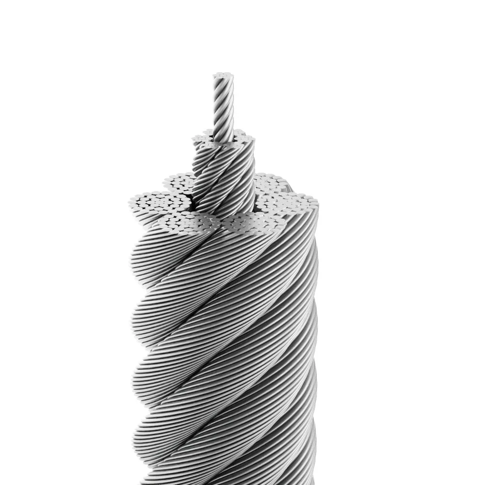 6X37M (18/12/6-1) - IWRC STEEL WIRE ROPE SAUDI ARABIA