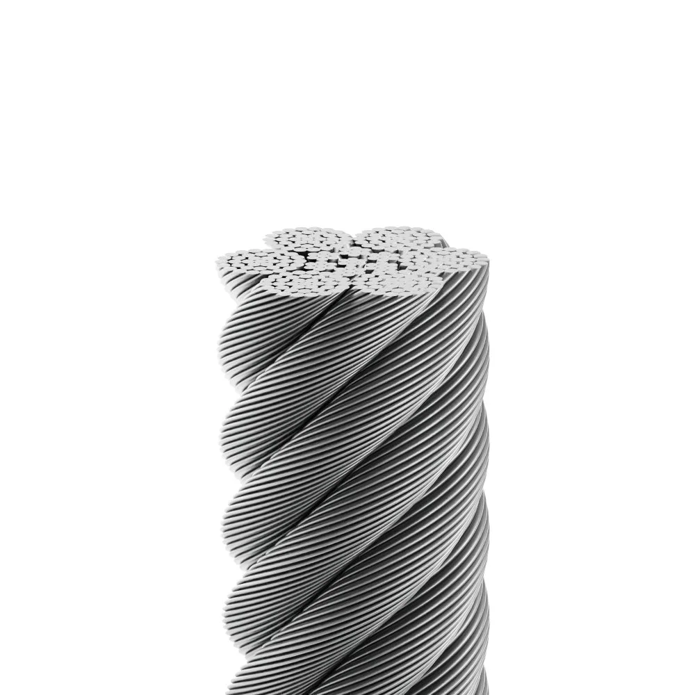 6X37M (18/12/6-1) - IWRC STEEL WIRE ROPE SAUDI ARABIA