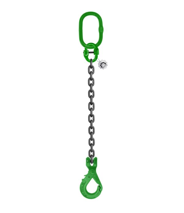 ONE LEG CHAIN SLING WITH CLEVIS SELF LOCKING HOOK - Safe and Secure ...