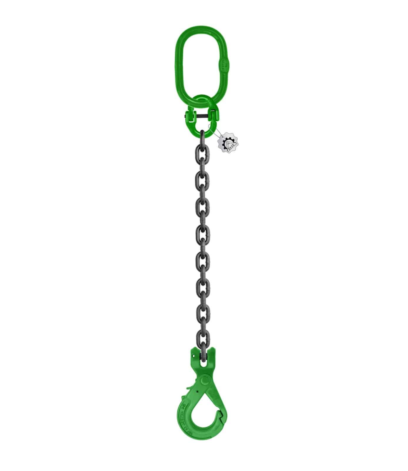 ONE LEG CHAIN SLING WITH CLEVIS SELF LOCKING HOOK - Safe and Secure ...