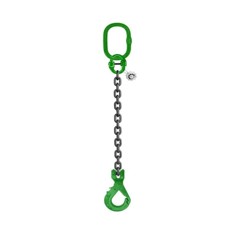 One Leg Chain Sling With Clevis Self Locking Hook