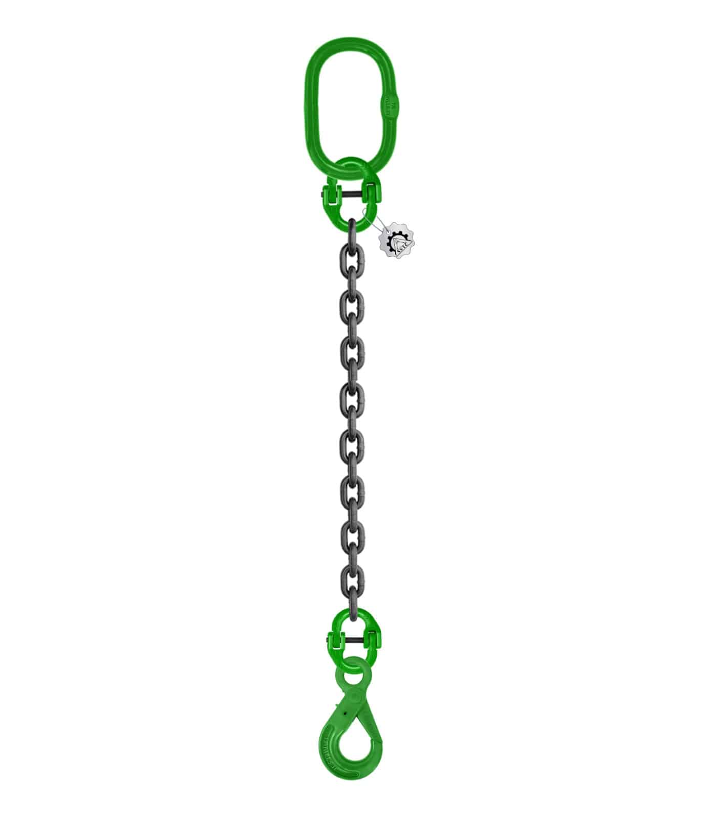 ONE LEG CHAIN SLING WITH EYE SELF LOCKING HOOK - Safe and Secure ...