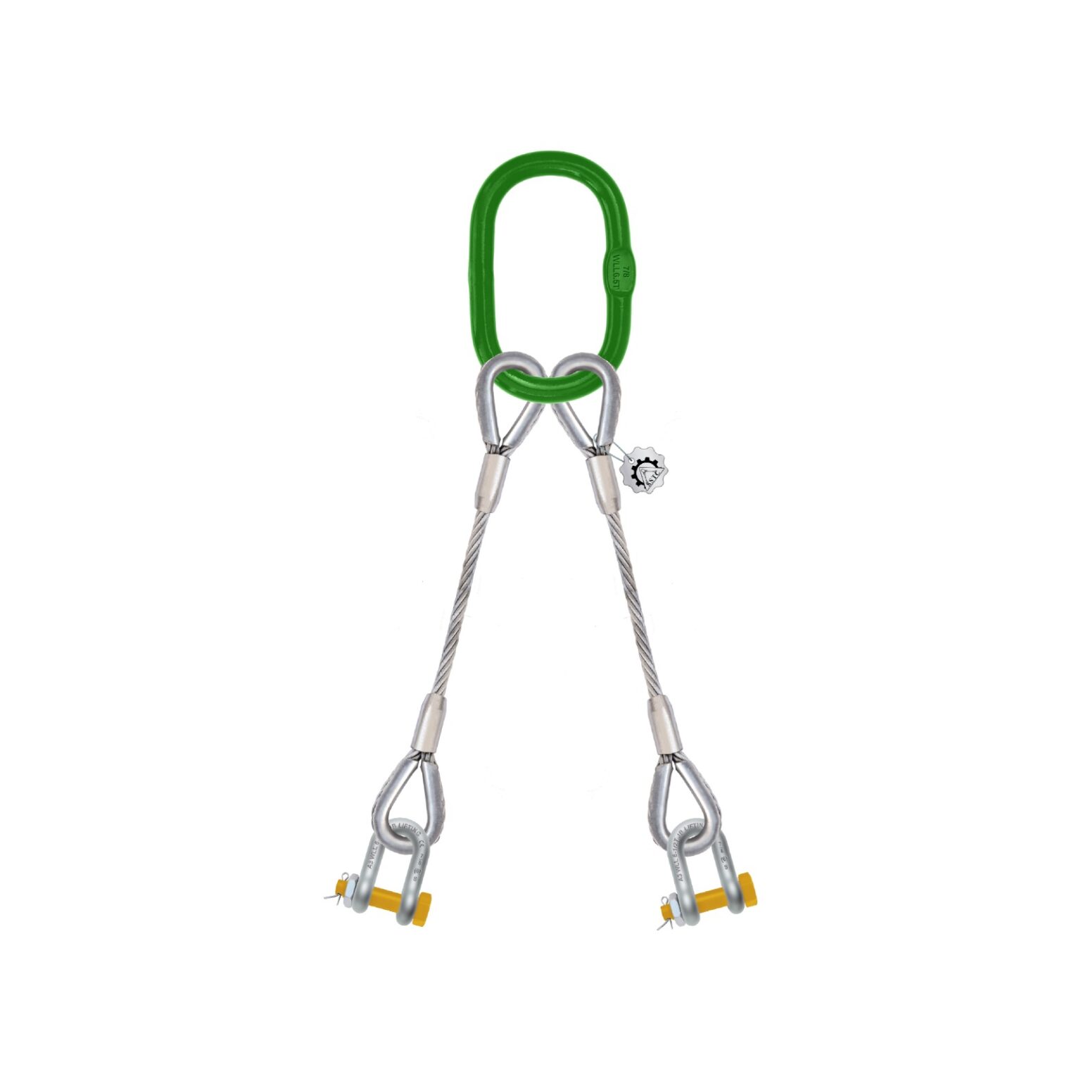 2 Leg Steel Wire Rope Sling - Saudi Arabia