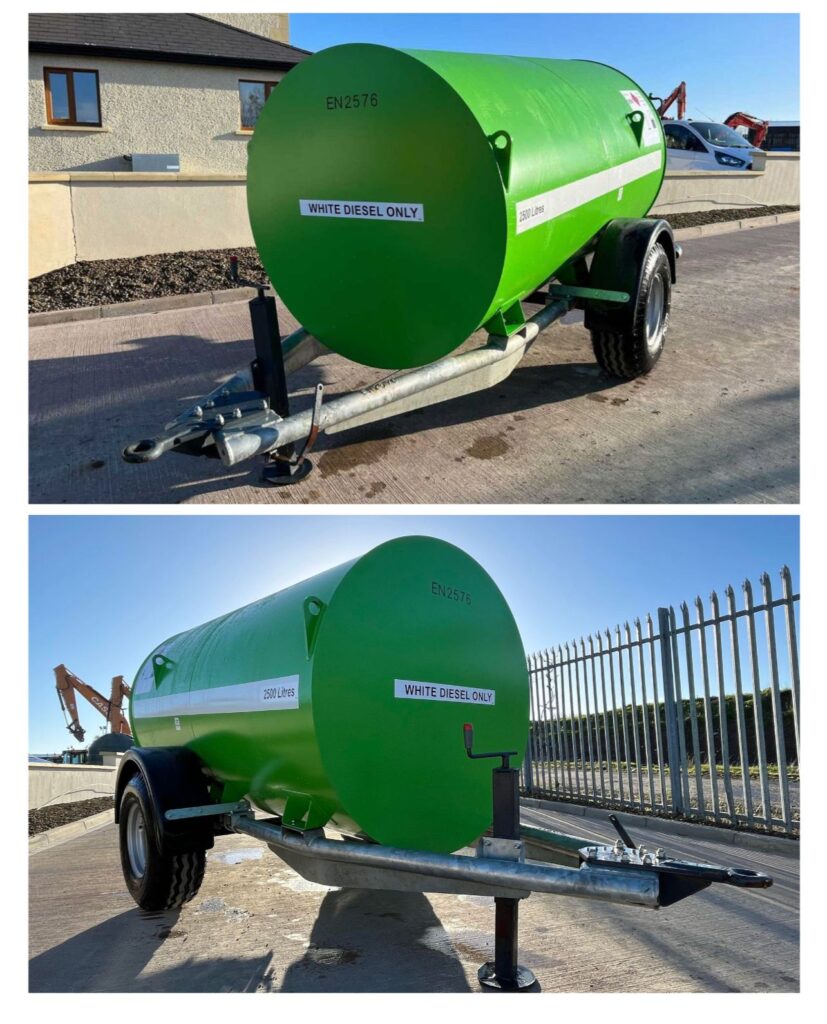 2500L Bowser Fuel Tank - Safe and Secure Trading Company