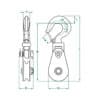 Rope Snatch Block Pulley With Hook | Saudi Arabia