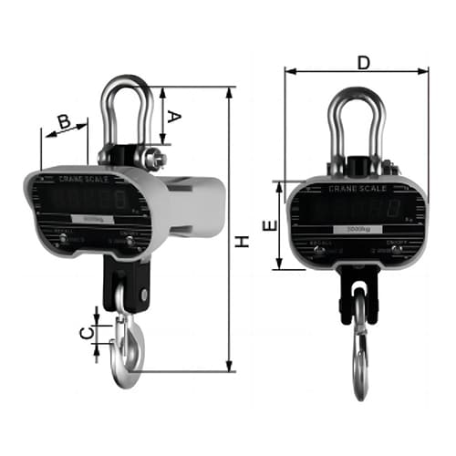 Portable Electronic Weighing Crane Scale